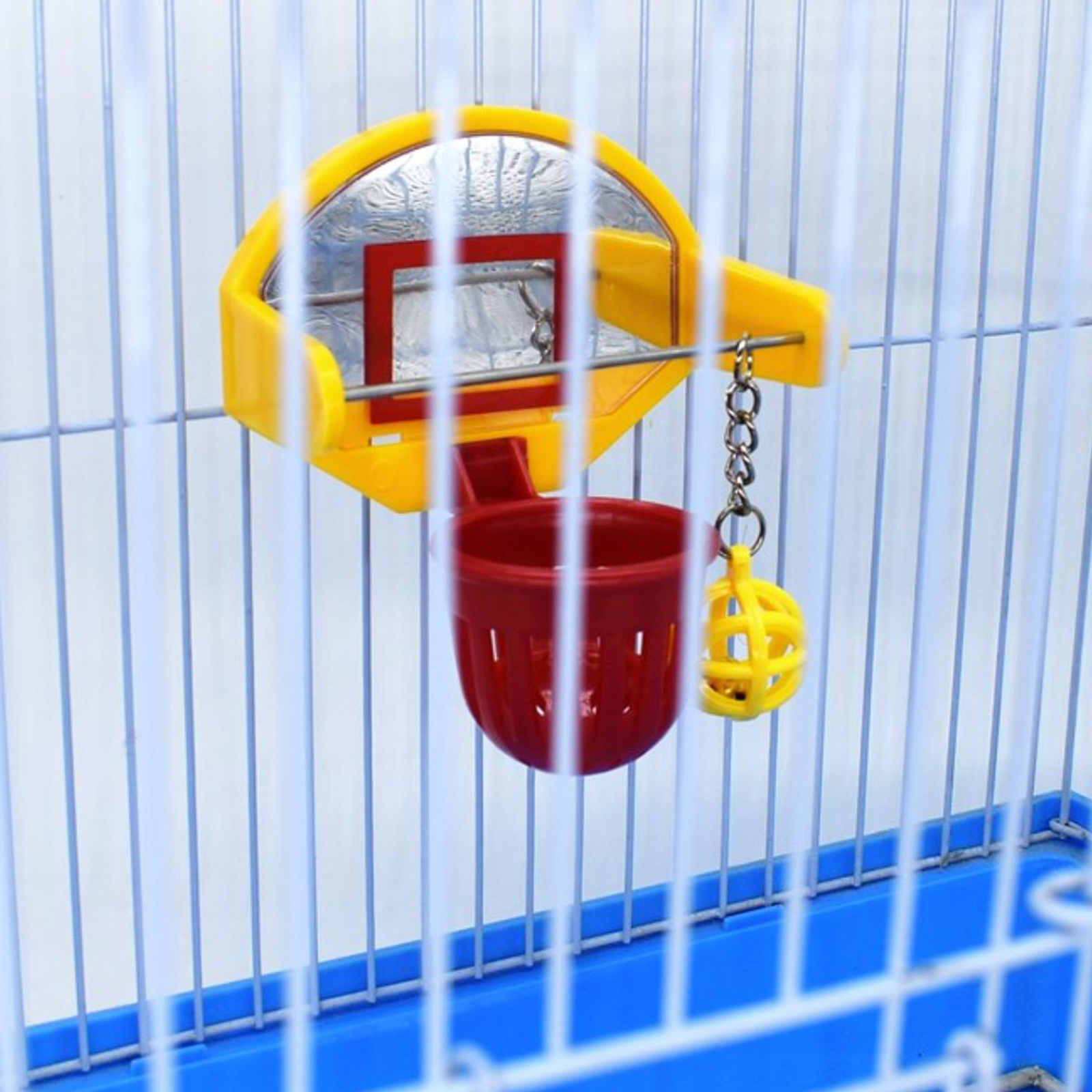 Parrot Chewing Toy Bite Resistant Sports Training Parakeet Bell ...