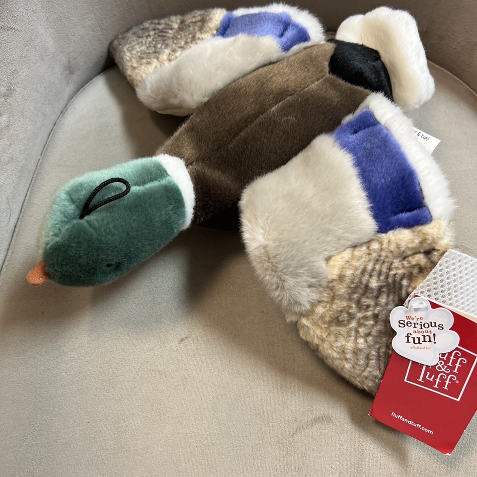 Fluff And Tuff Wally the Mallard Duck Plush for Dogs | eBay