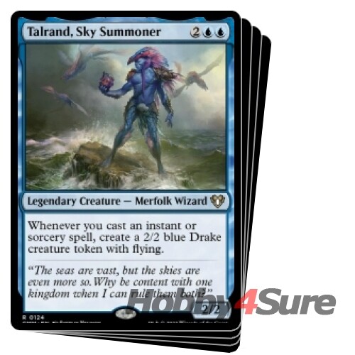 Talrand, Sky Summoner X4 M/NM Magic: The Gathering MTG Commander ...