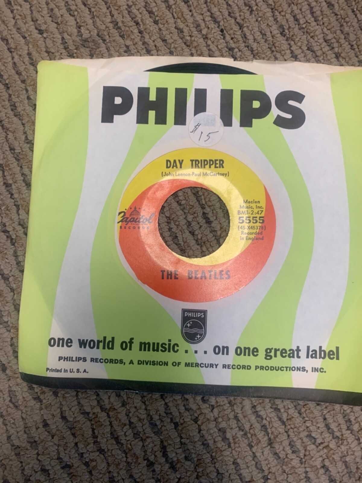 THE BEATLES DAY TRIPPER YOU 45 RPM RECORD VG | eBay