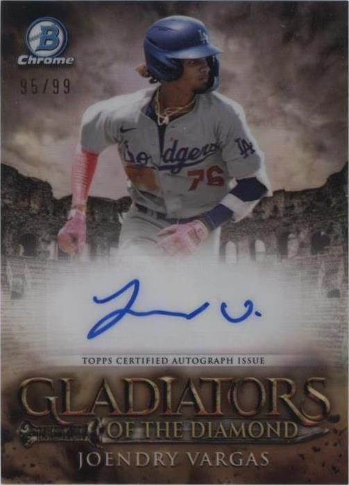 2024 Bowman Chrome - Gladiators of the Diamond Autographs Joendry ...
