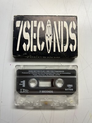 RARE PROMO 7 Seconds Cassette Single 1995 Sony Even Better Plan Punk ...