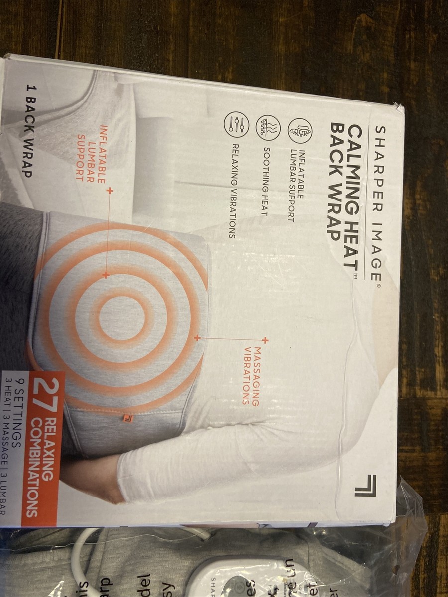 Calming Heat Back Amazon.com: Calming Heat Back Wrap By Sharper Image