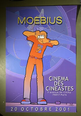 Affiche Moebius Cinéma Des Cinéastes 2001 | eBay
