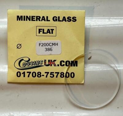 Cousins watch Glass - 386= 38.6mm - mineral - WATCHMAKERS SPARES | eBay UK