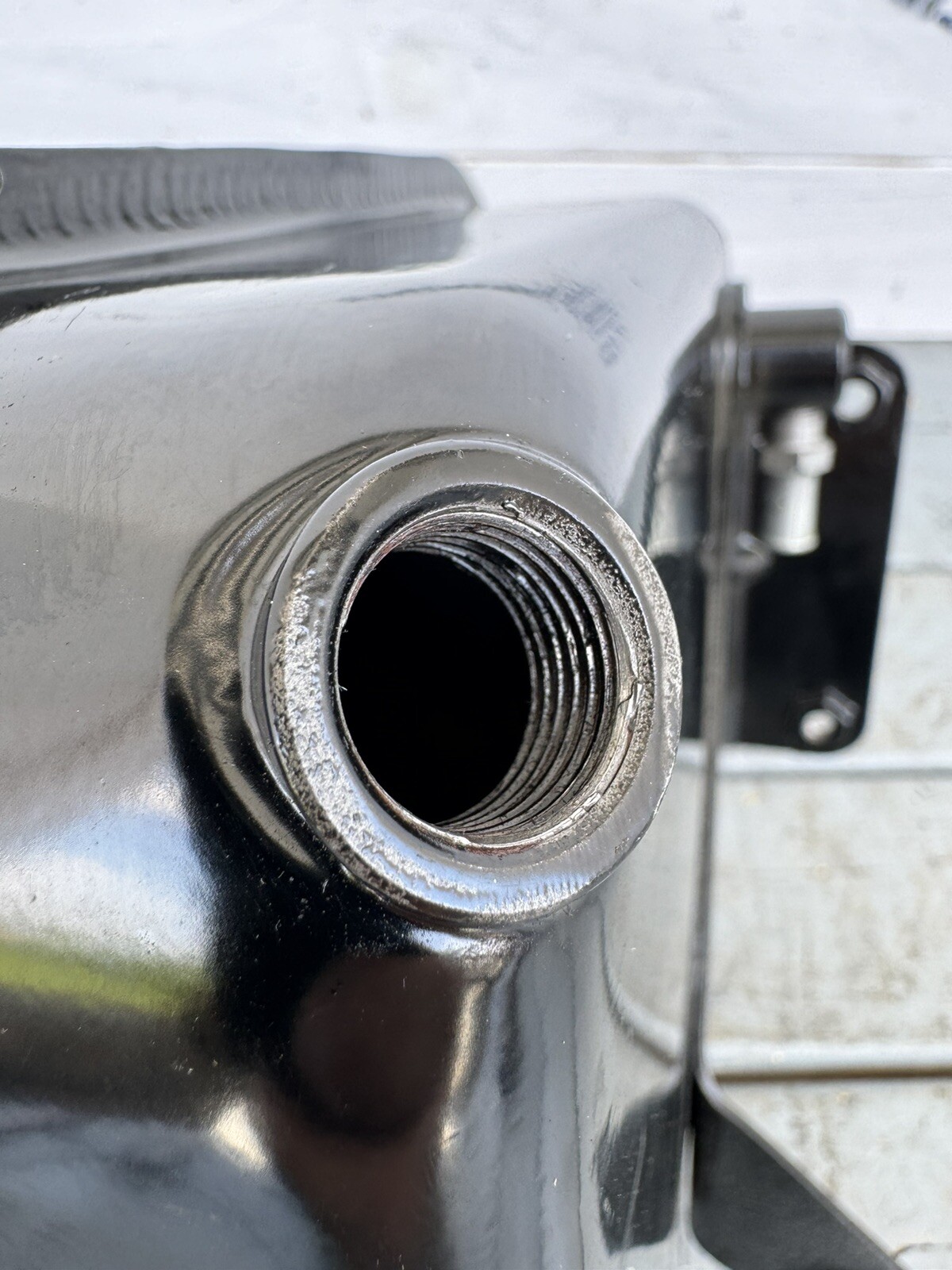 Harley 1965 Panhead Oil Tank Shovelhead 66 67 68 Electra Glide FL FLH ...