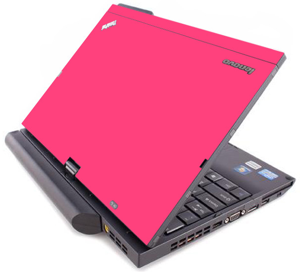 HOT PINK Vinyl Lid Skin Cover Decal fits IBM Lenovo ThinkPad X220T ...