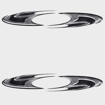 Malibu Boat Graphic Decals 5979008 | Ride Black Stickers (Pair) | eBay