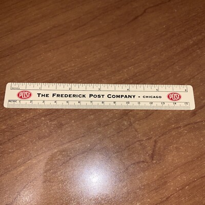 Vintage The Frederick POST Company Ruler Chicago Architects Engineers 6 ...