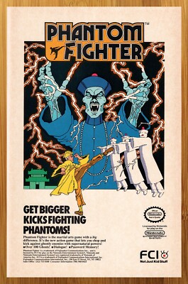1990 Phantom Fighter NES Nintendo Print Ad/Poster Authentic Retro Video ...