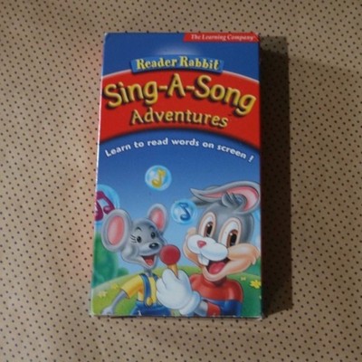 Reader Rabbit Sing A Song Adventures VHS | eBay