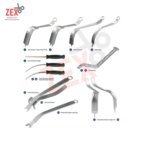 Unger Anterior Total Hip Retractor Instrument Set, High Quality, 12 ...