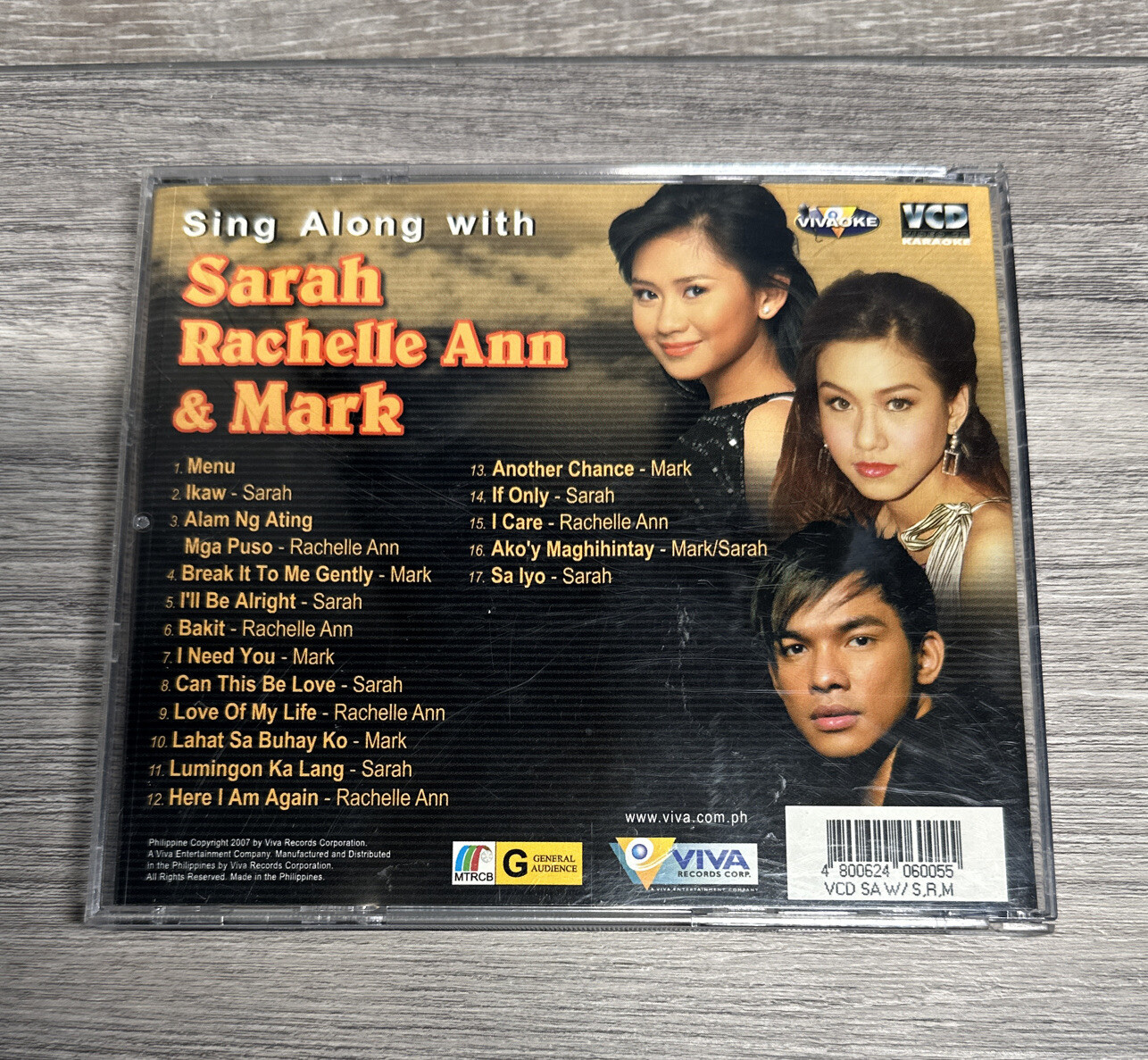 Philippine CD Rare Sing Along With Sarah Rachelle Ann & Mark 2007 | eBay