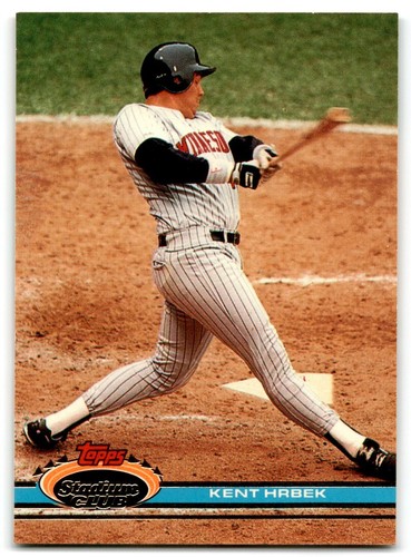1991 Stadium Club Kent Hrbek Minnesota Twins #248 | eBay