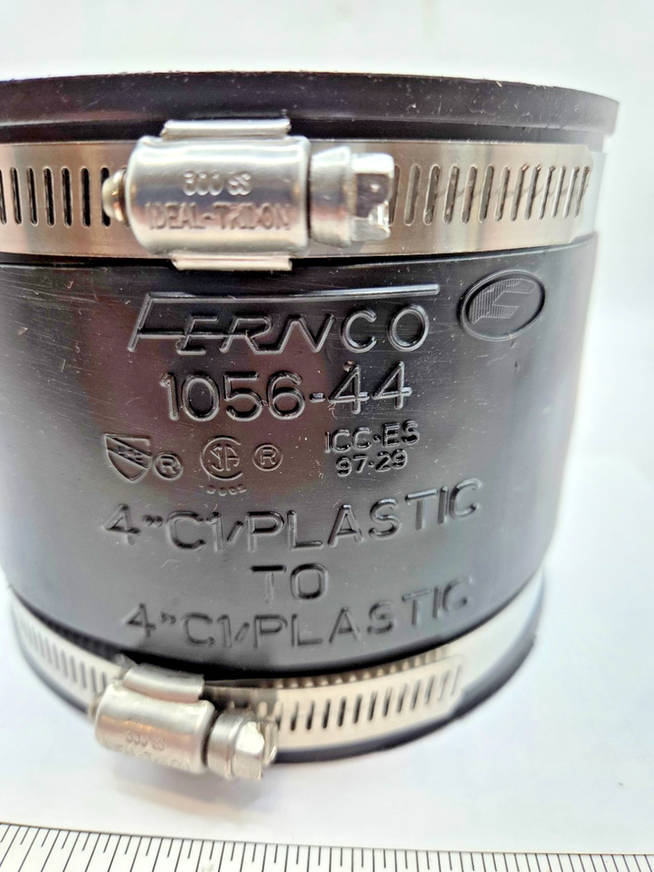 FERNCO P1056-44, 4" C1/P, PLASTIC TO PLASTIC COUPLING, 0180H | eBay