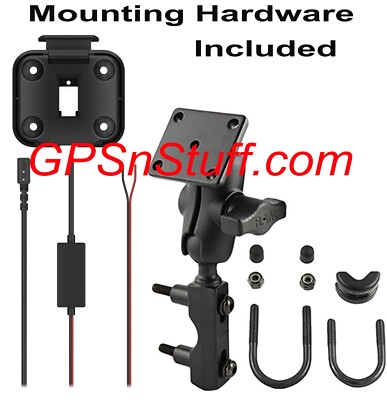 Complete GARMIN Zumo XT/Tread RAM Clutch/Handlebar Mount w/ Power Cord ...