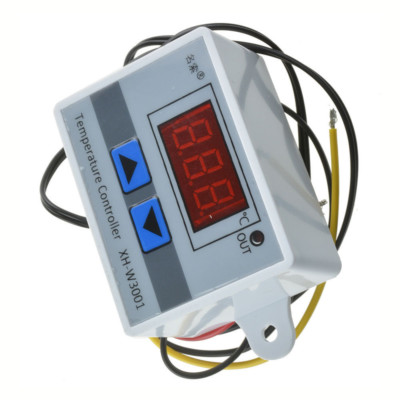 DC 12V 10A Digital LED Temperature Controller Thermostat Control Switch ...