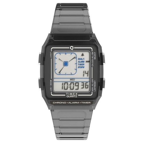 Timex Q Retro Digital LCA Blacklight Translucent Classic Digital Watch ...