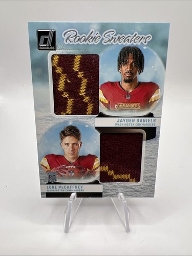 2024 Jayden Daniels Donruss Rookie Sweaters RHS-JDA Washington ...