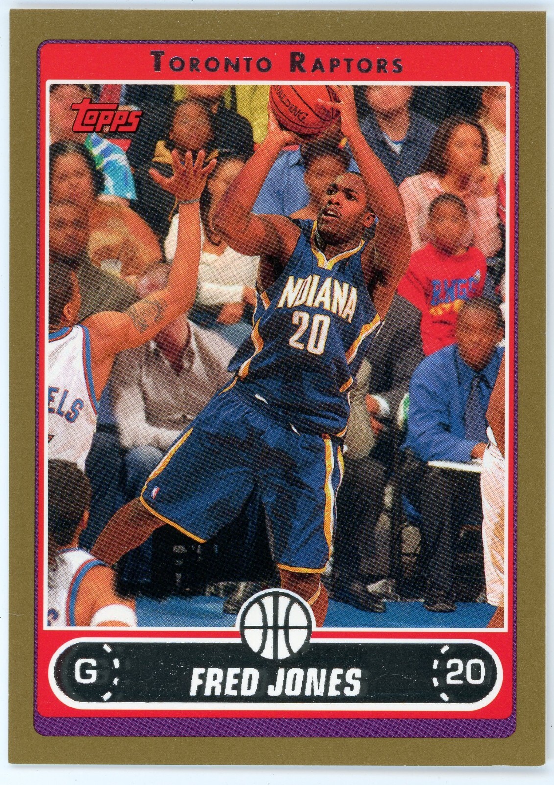 2006-07 Topps Fred Jones Gold #65 #184/500 Pacers | eBay