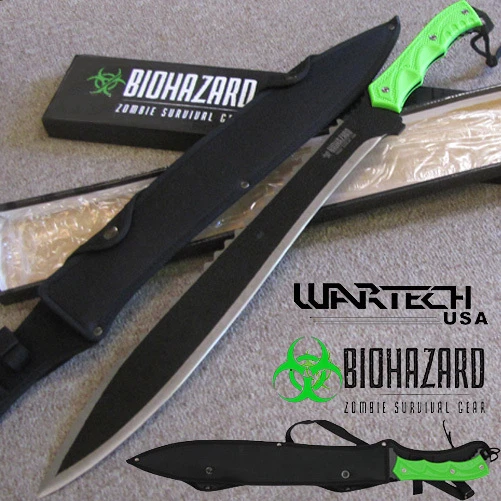 Biohazard Zombie Survival Gear Knife