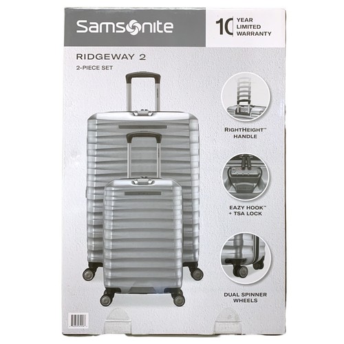 Samsonite Ridgeway II 2-Piece Hardside Set, Checked & Carry-On Spinners ...