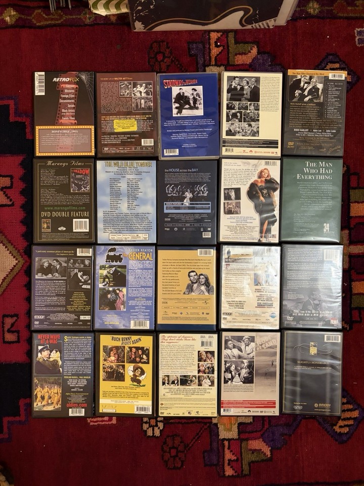 Rare OOP Archive Cinema TCM Olive Films Synergy Loving Classics DVD Lot ...