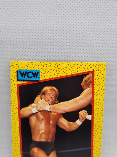 1991 Impel WCW Lex Luger #17 Wrestling Trading Card Yellow NM Total ...