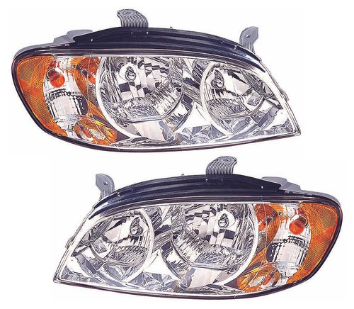 For 2002-2004 Kia Spectra Sedan Headlight Halogen Set Driver and ...