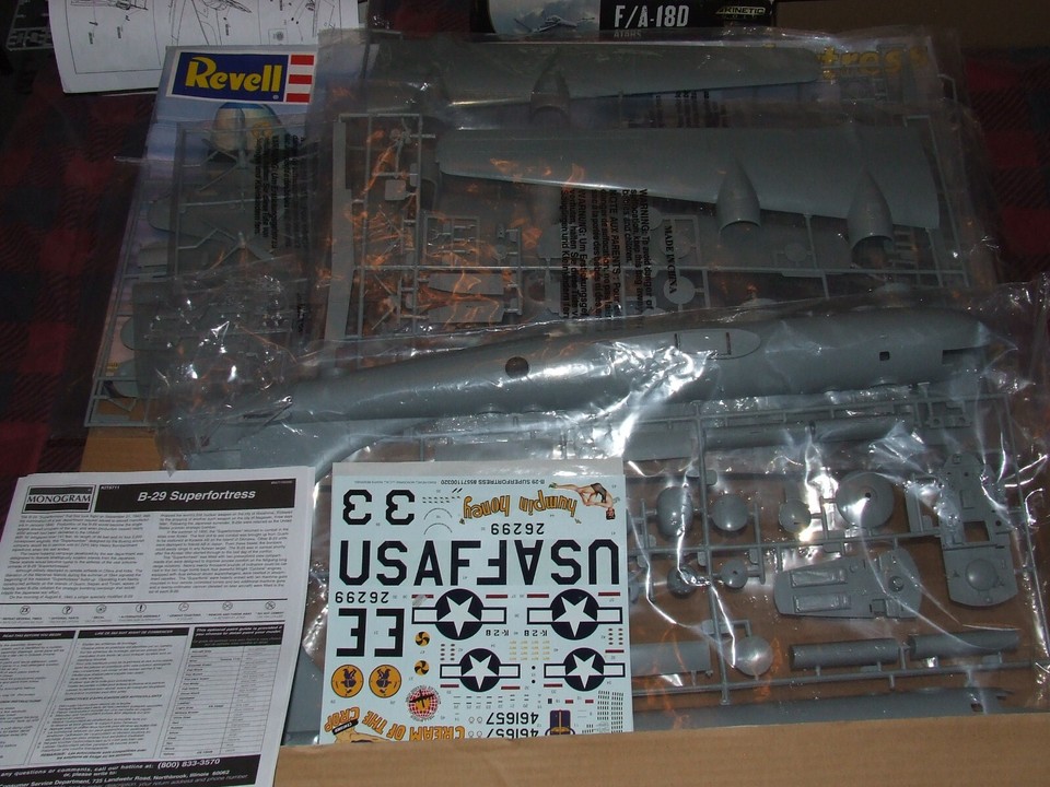 Revell 1/48 B-29 Superfortress model kit. Very nice | eBay