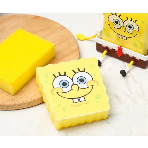 5x Spongebob Squarepants Sponge Dish Washing Kitchen Scrub Clean | eBay ...
