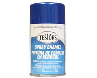 Testors Sapphire Blue Metal Flake Enamel Spray Paint 3oz | eBay