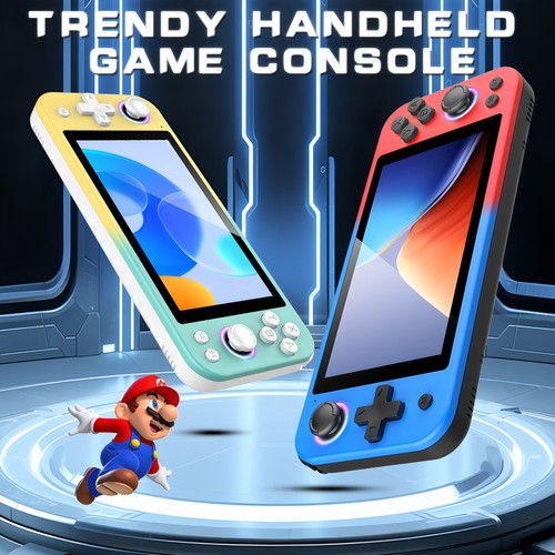 Retro Handheld Game Console 5.0-inch HD screen, 20+ Emulators, 20000 ...