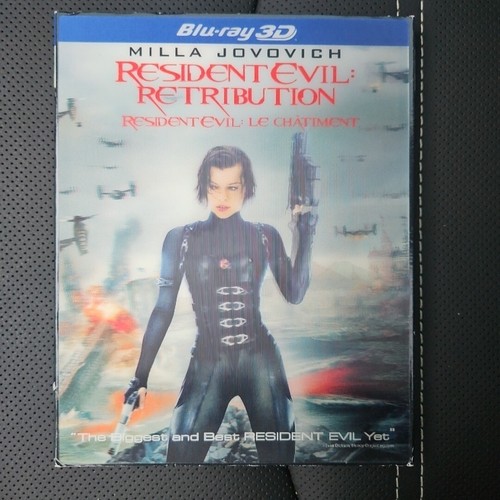 Resident Evil: Retribution (2D And 3D Blu-ray) Like New W/ Lenticular ...