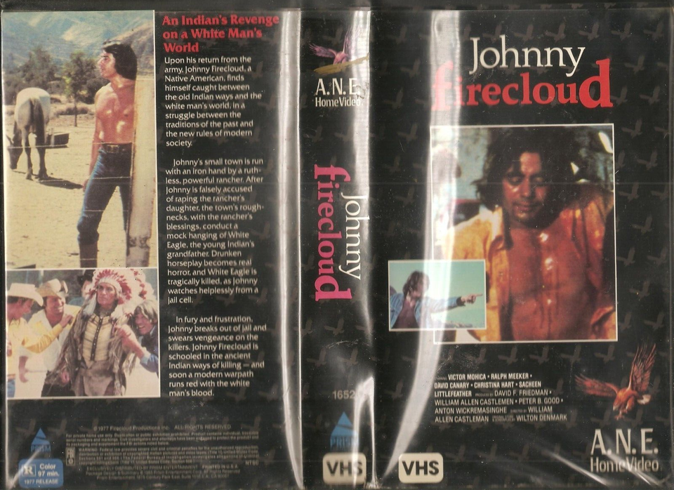 JOHNNY FIRECLOUD 1975 (Prism Entertainment / A.N.E) BIG Box clam vhs📼 👀 L@@K ️ | eBay