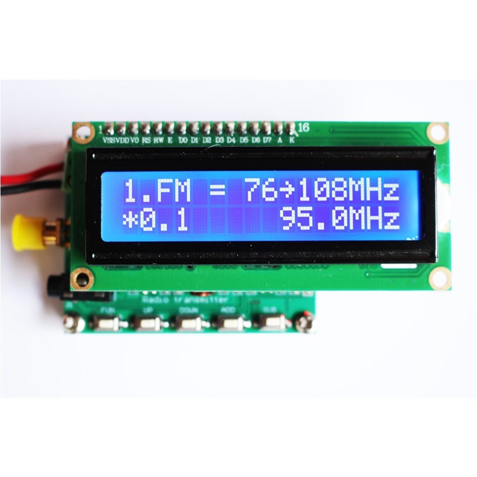 78-108MHz Stereo Radio DIY ham radio With LED Instrument Display ...
