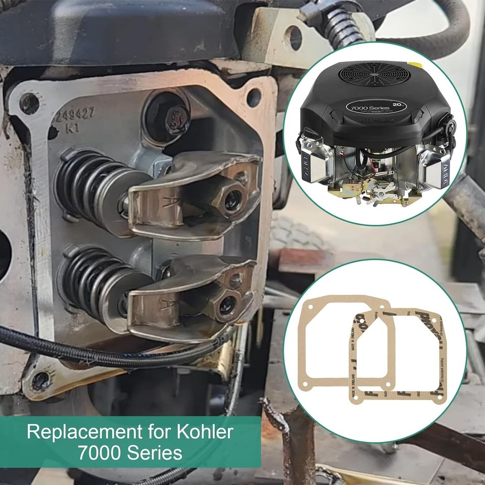 2PCS Cover Gaskets for Kohler 7000 Model Engines with Stamped Steel ...