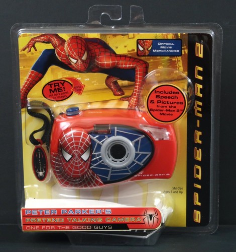 SPIDER-MAN 2 Movie Peter Parker's Pretend Talking Camera from 2004 NEW ...