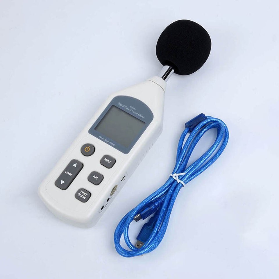 Sound Level Meter USB Noise 25.6*7*3.5 Mm Digital Sound Measurement 30 ...