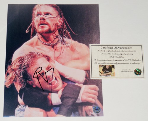 ROB VAN DAM Autographed 8x10 Color Photo - WWE TNA ECW WWF - With COA ...