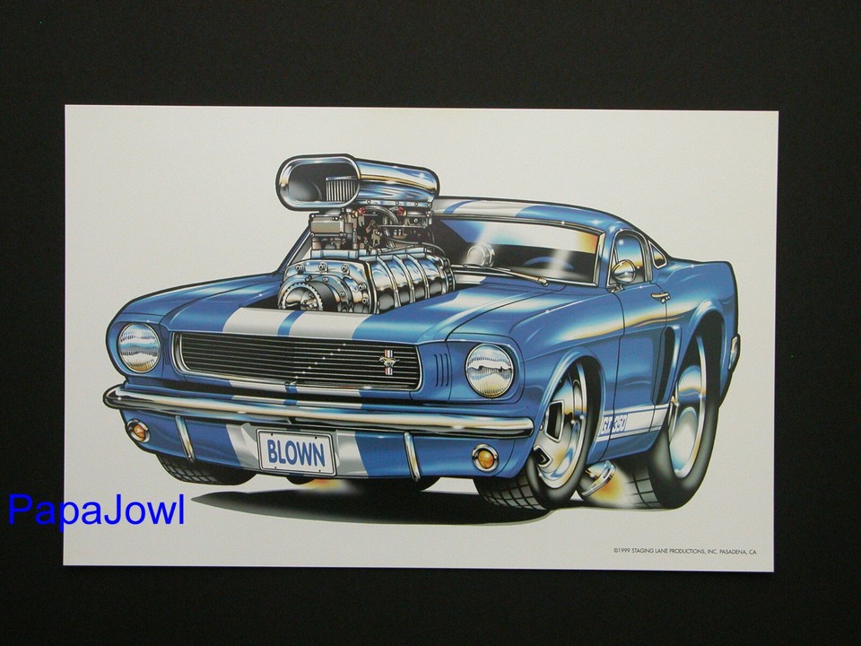 Muscle Machines Art Lot of 25 Different Print Posters Drawn Rohan Day ...