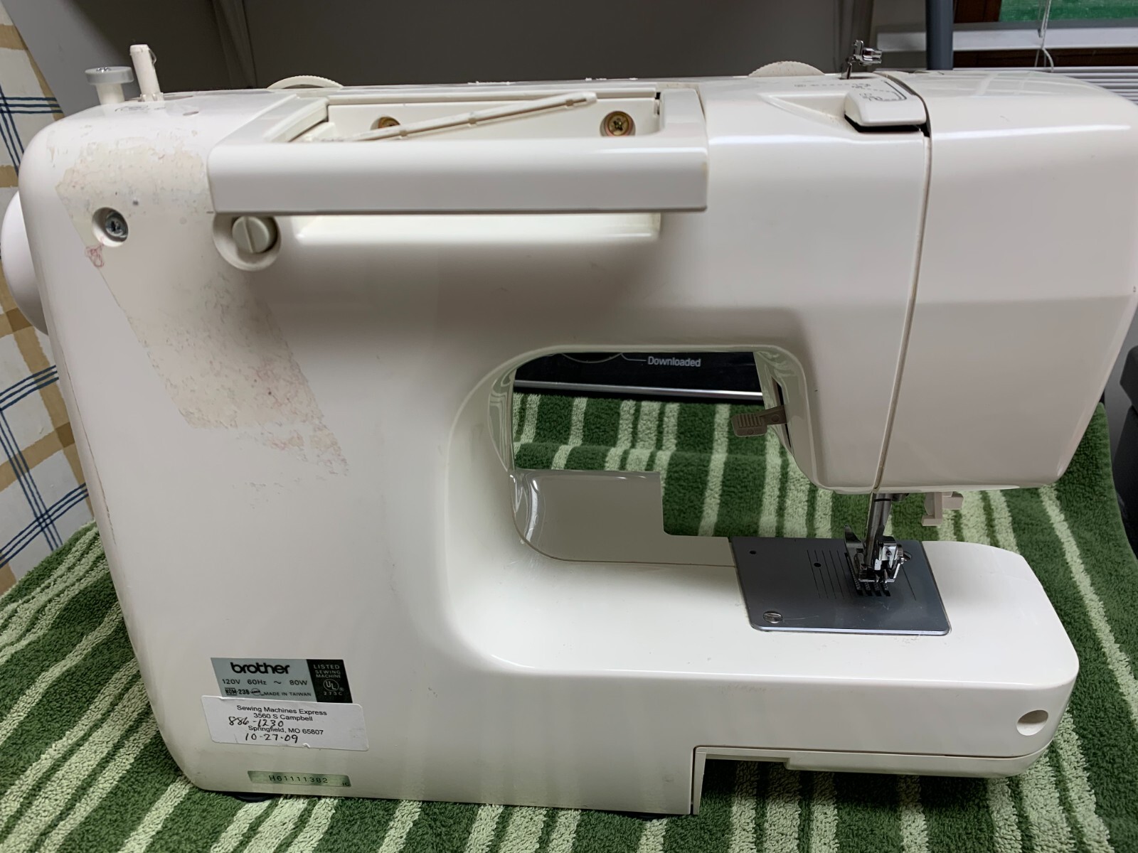 Vintage Singer Merritt 4552 Sewing Machine + Brother XL-3022 + XL-2500 ...