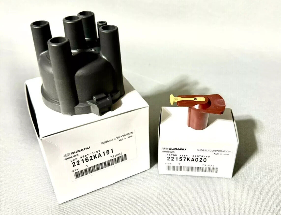 #SUBARU GENUINE DISTRIBUTOR CAP ROTOR SAMBAR KS4 KV4 EN07C 22162KA151 ...
