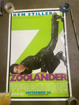Zoolander - original movie poster - 27x40 2001 - Ben Stiller | eBay