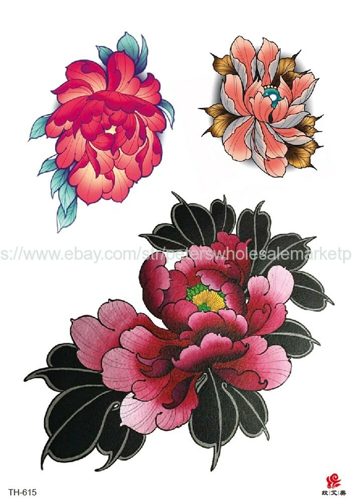 Peony Tattoo Designs