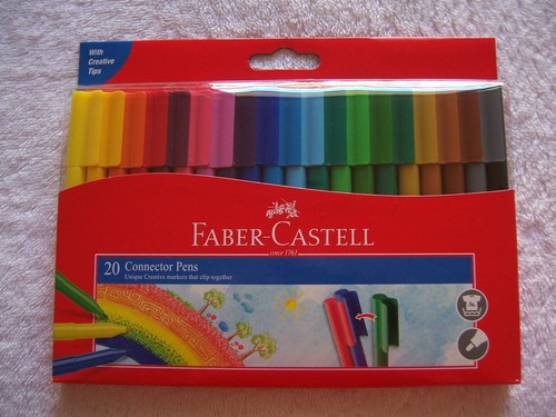 BNIB Faber-Castell 20 Pack Connector Pens Textas | eBay