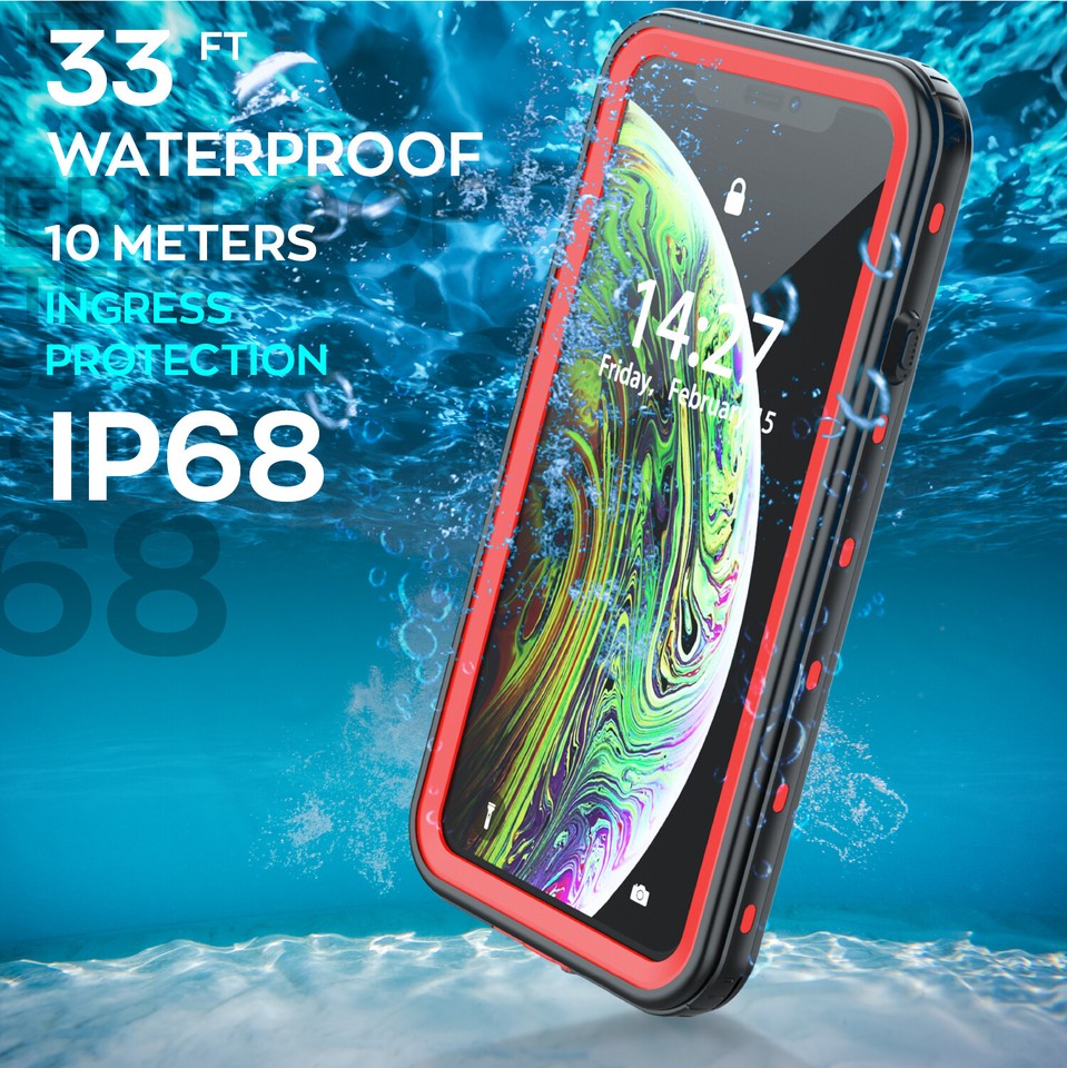 WATERPROOF CASE COVER FOR APPLE IPHONE XR XS MAX SHOCKPROOF W/ SCREEN ...