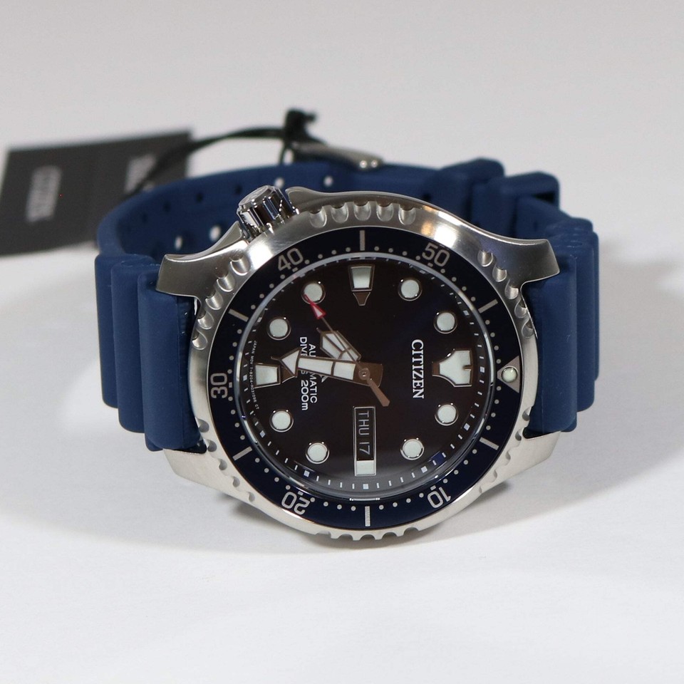 Citizen Promaster Automatic Diver Men's Blue Dial Watch NY0141-10LE | eBay