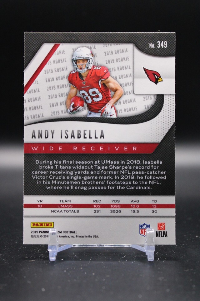 Andy Isabella, Arizona Cardinals, 2019 Panini Prizm, Rookie, #349 | eBay