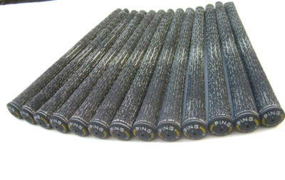 13 new-Ping 5L Full Cord Gold +1/32, (Midsize) golf grips, 60 reminder ...